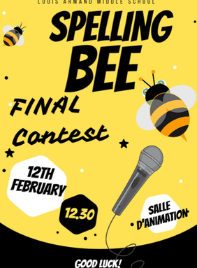 Grande finale Spelling bee 6e ! - Actualités - Collège Louis Armand